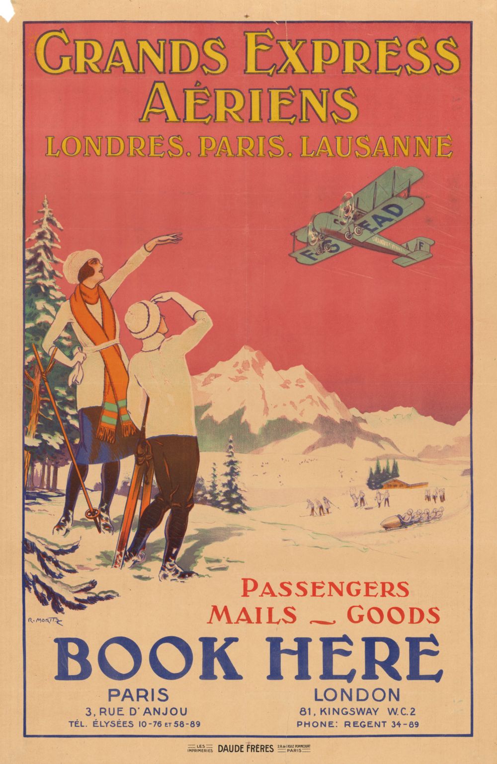 10000 years of economy - First international passenger air service